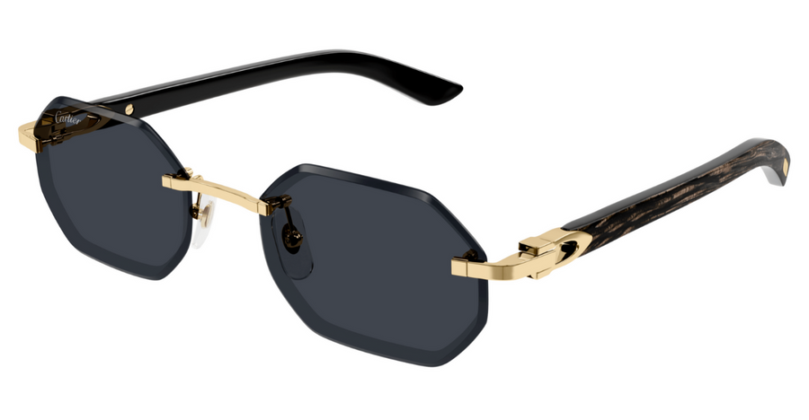 Cartier 0439S | 001 in gold – Leidmann