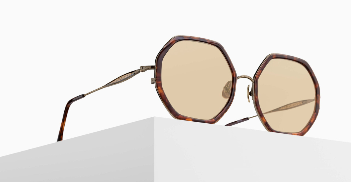 Matsuda M3162 | Antique Gold - Dark Tortoise luxury Eyewear in Antique ...